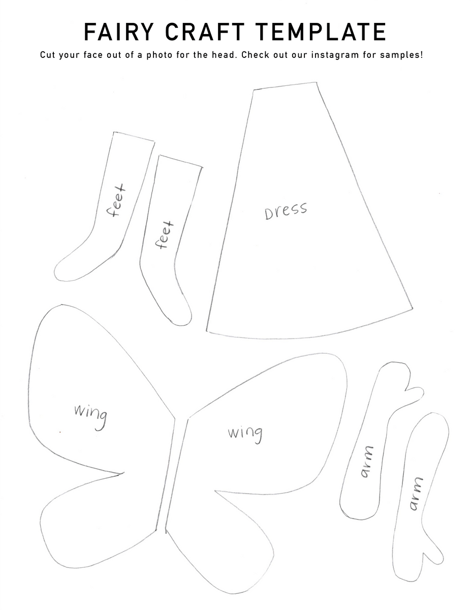 Free Fairy Template! – Latter Day Baby