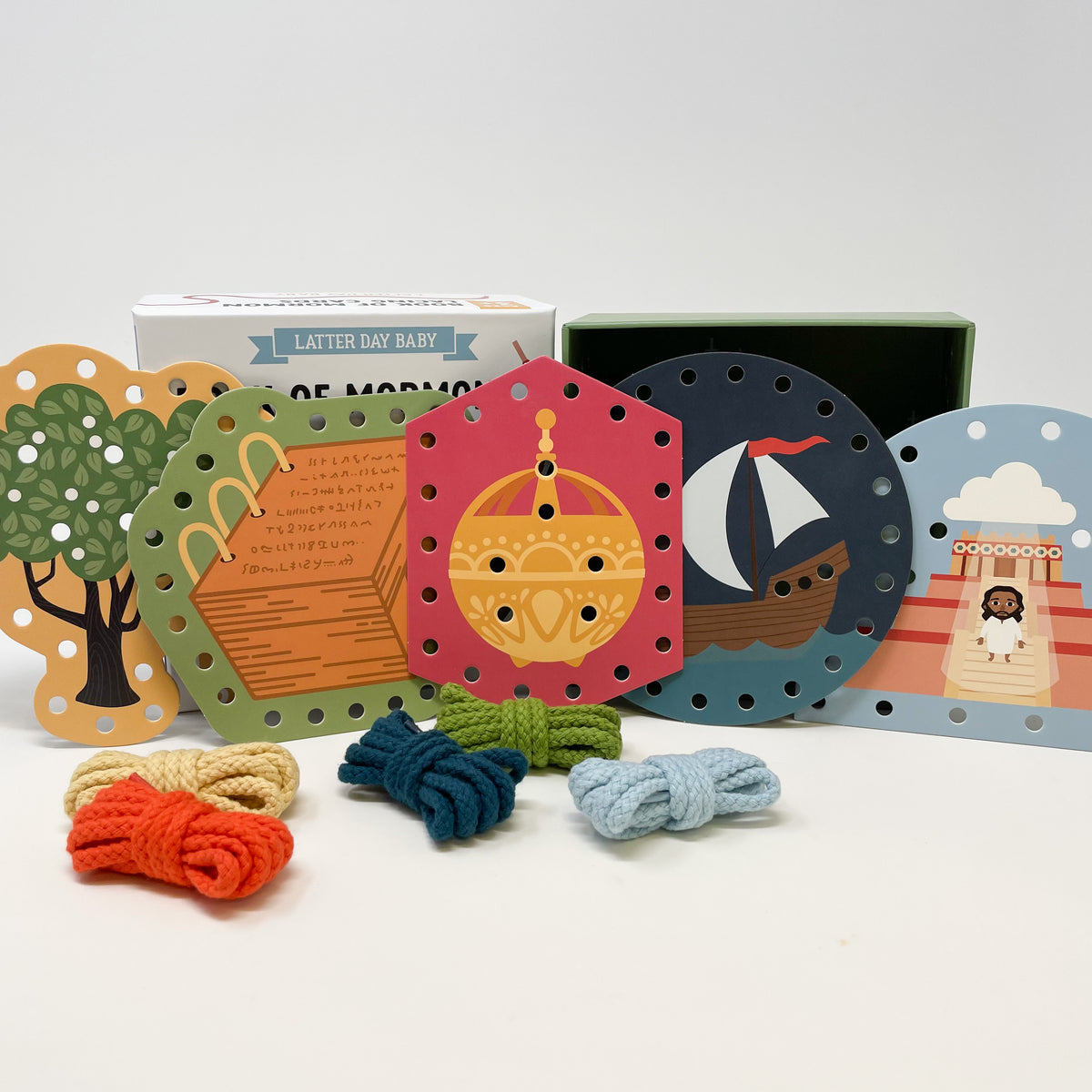 Book of Mormon Lacing Cards – Latter Day Baby