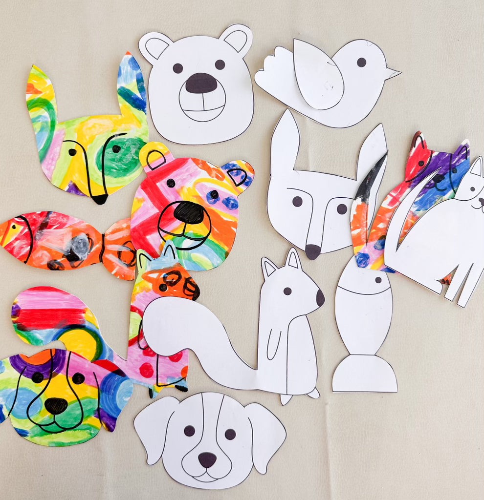 Animal Cutouts Craft – Latter Day Baby