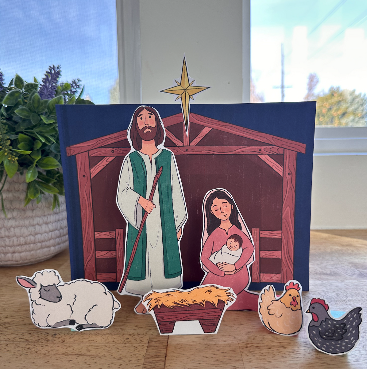 Paper Nativity 2025 – Latter Day Baby